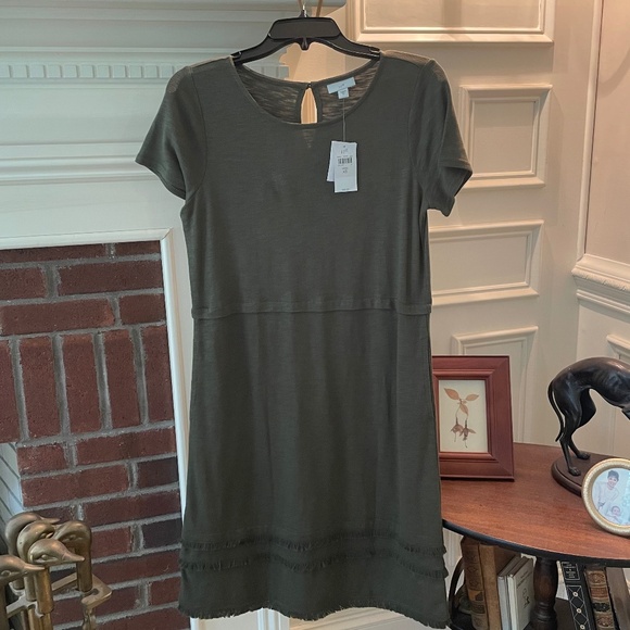 J. Jill | Dresses | J Jill Moss Green Dress Size Xs | Poshmark